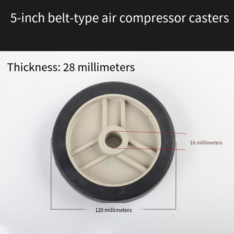 Belt Type Air Compressor Caster Wheel For Air pumps, Oil-free Machines ...