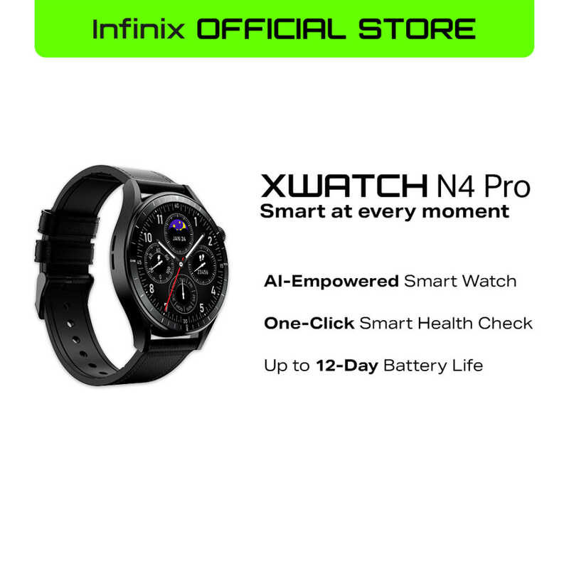 Infinix Xwatch N4 Pro Ai-Empowered Smartwatch One-Click Smart Health ...