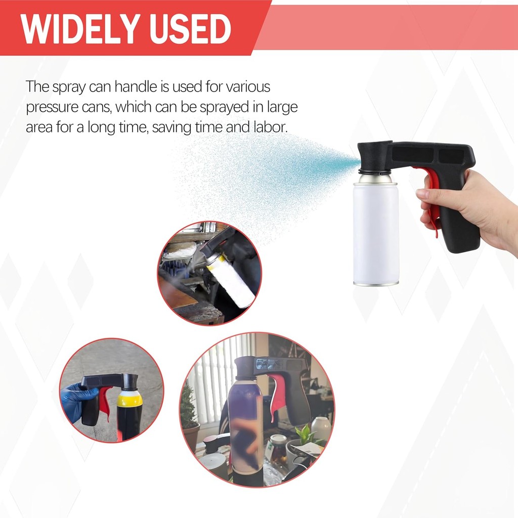 trigger handle of the spray can gun enables effortless operation and ...
