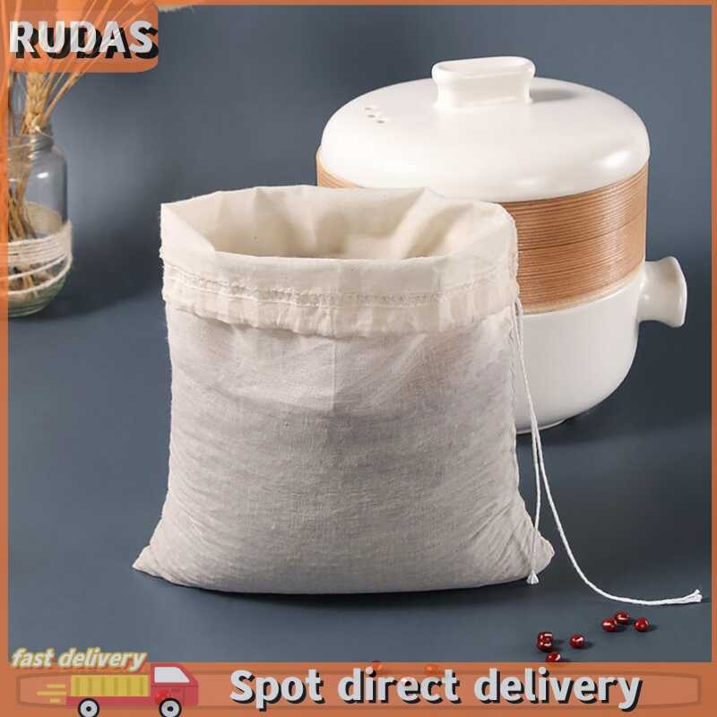 RUDAS Reusable Cheese Cloth Cheesecloth Bags For Straining Nut Milk ...