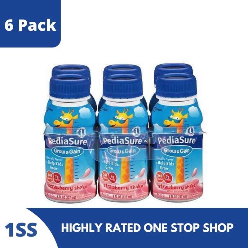 Pediasure Strawberry Shake 7.4Oz X 6 D2b | Shopee Philippines