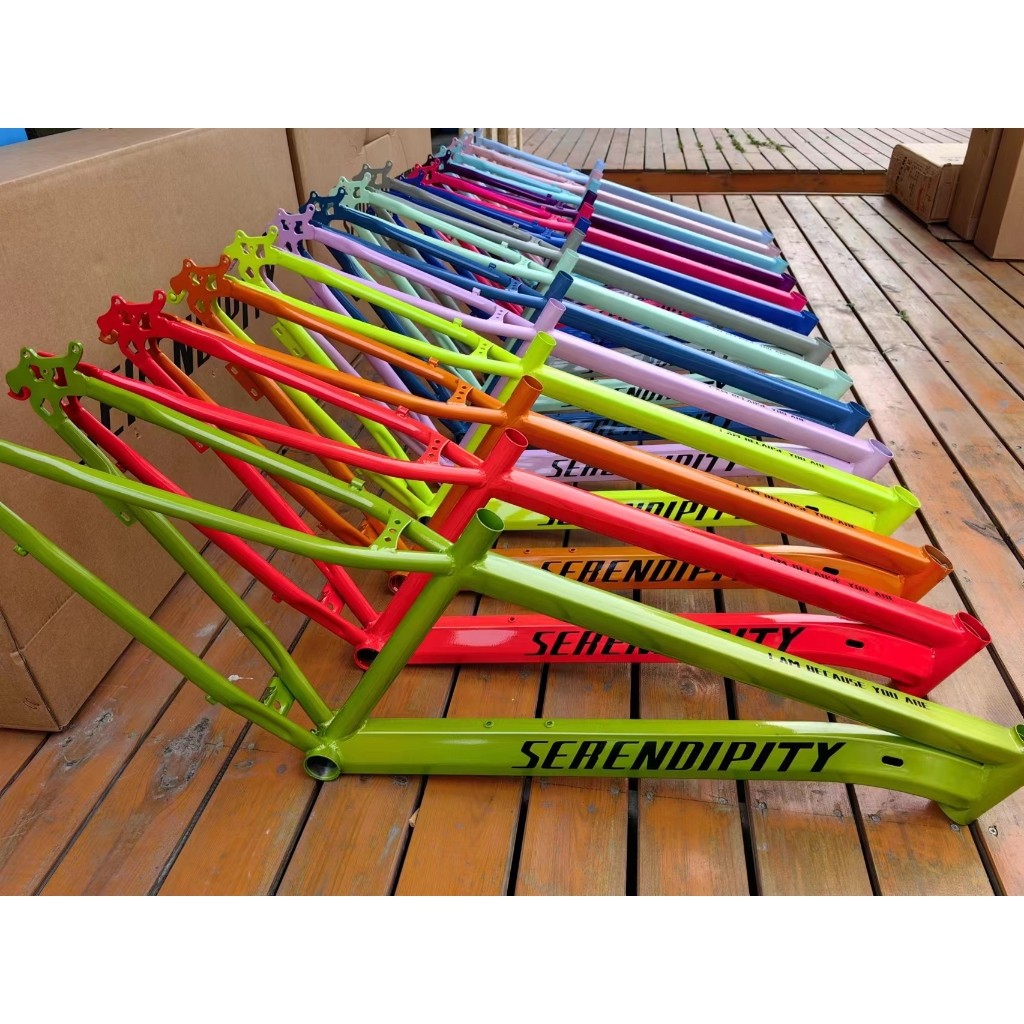 Xunwuk Cycling MTB Frame 26er 27.5er headset and seat post included Red ...