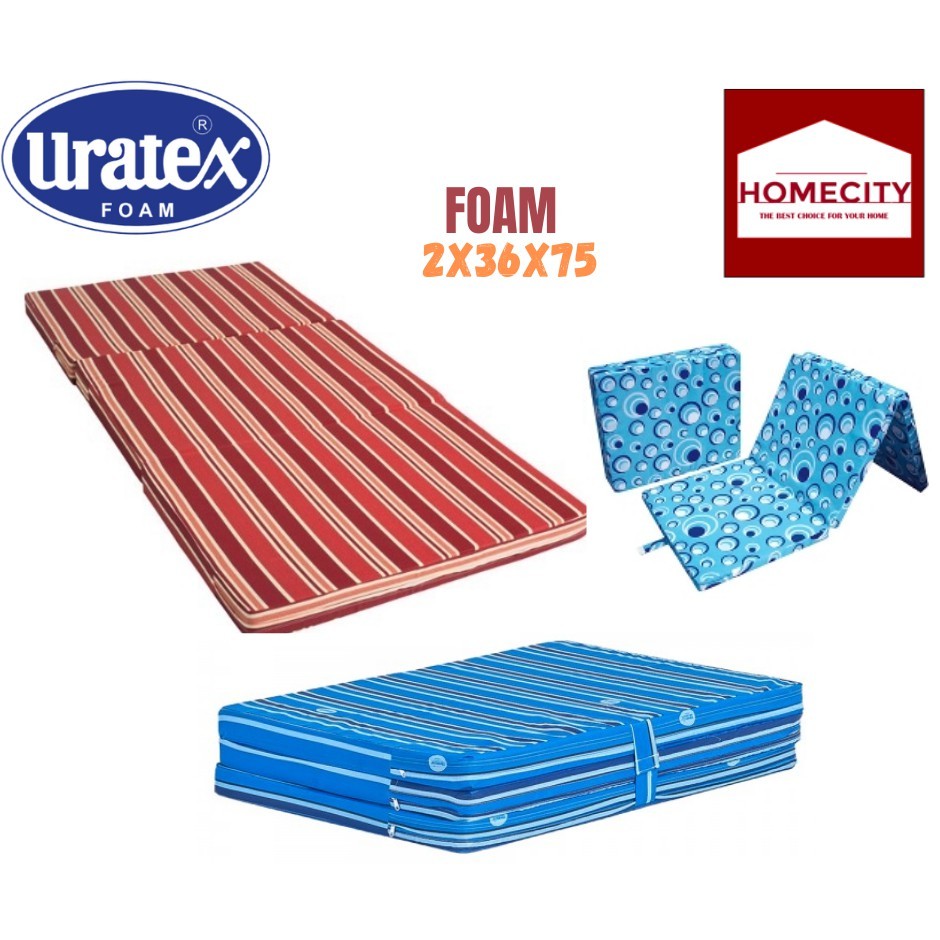 URATEX FOAM FOLD A MATTRES 2X36X75 COLOR DESIGN VARIATION DEPENDS ON ...