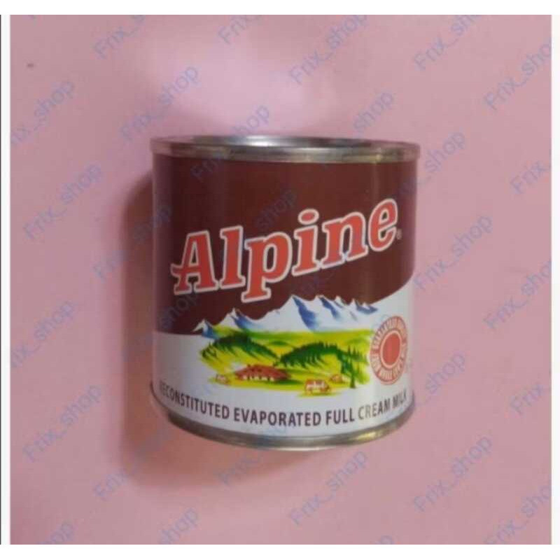 Alpine Evaporated Full Cream Milk 140Ml | Shopee Philippines