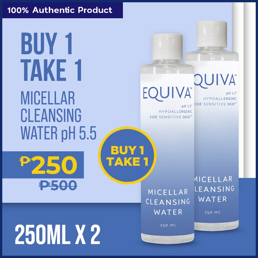 ∭ BUY 1 TAKE 1 Equiva Micellar Cleansing Water (ph 5.5) | Shopee ...
