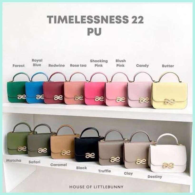 House of Little Bunny Timelessness 22 18 PU Gold Hardware | Shopee ...