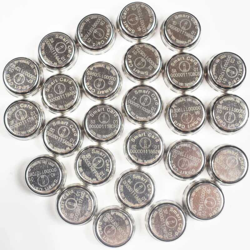 TM 100Pcs/Lot Touch Memory Button Tm1990a-F5 Ibutton Ds1990a-F5 Patrol ...