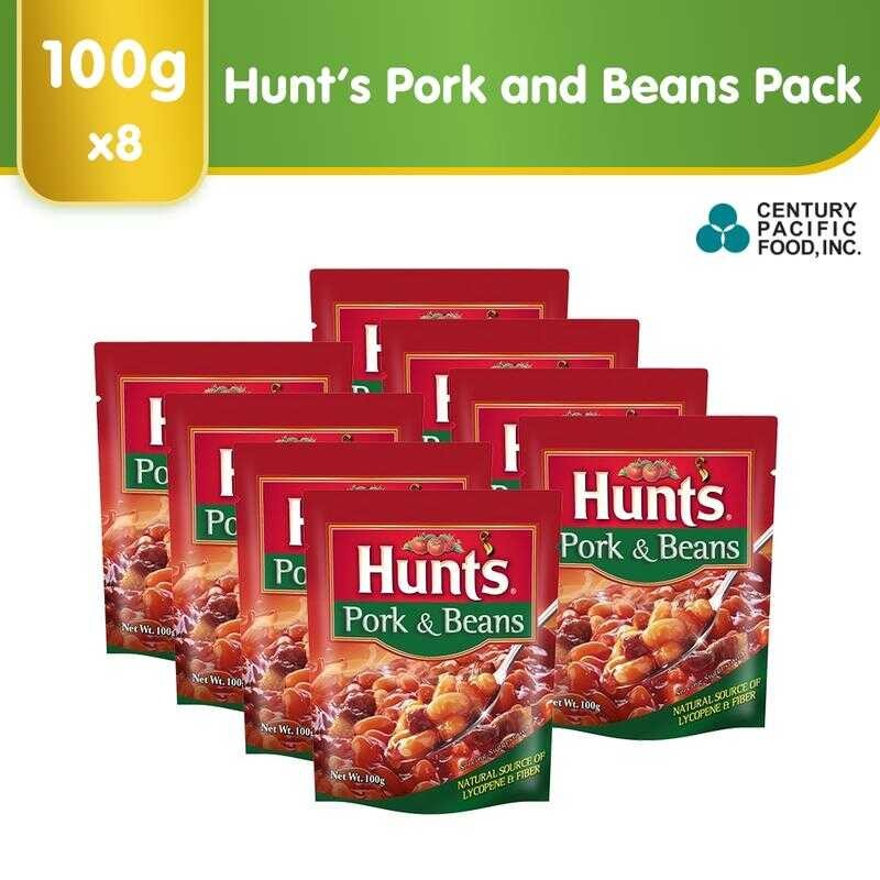 Hunt's Pork And Beans 100G Pack Of 8 - Good Source Fiber Lycopene ...