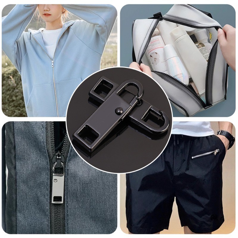 Tool Free and Easy To Replace Zipper Head - Zinc Alloy Non Fading and ...