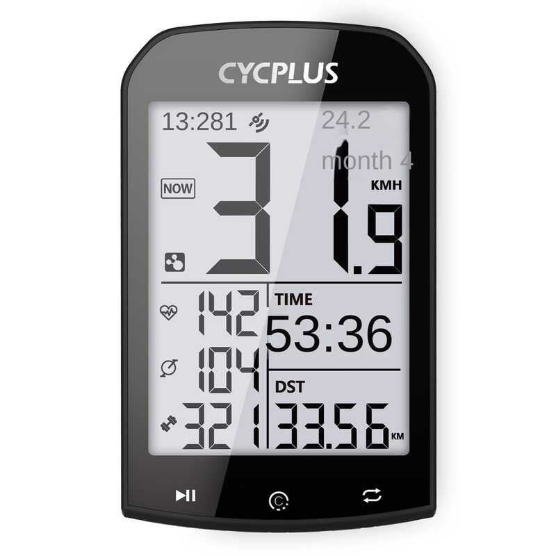 CYCPLUS GPS M1 Bicycle Computer Cycling Speedometer Bluetooth 5.0 Ant+ ...