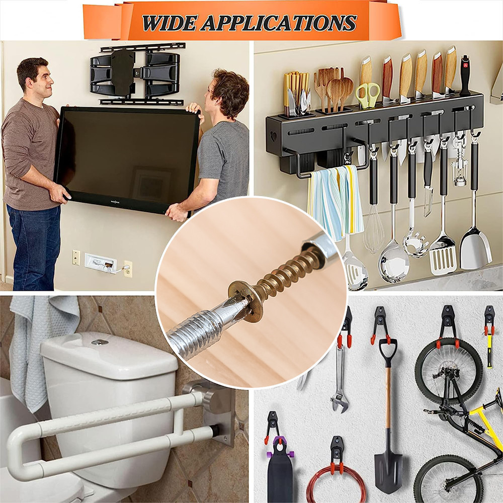 M5/M6/M8 Self-Tapping Screw - 10/20/30 Sets Expansion Bolt Fastener ...