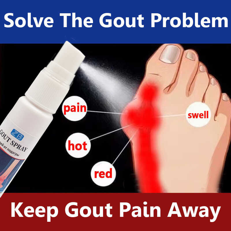 Herbal Medicine Gout Treatment Spray Relief Joint Bone Pain-efficient ...