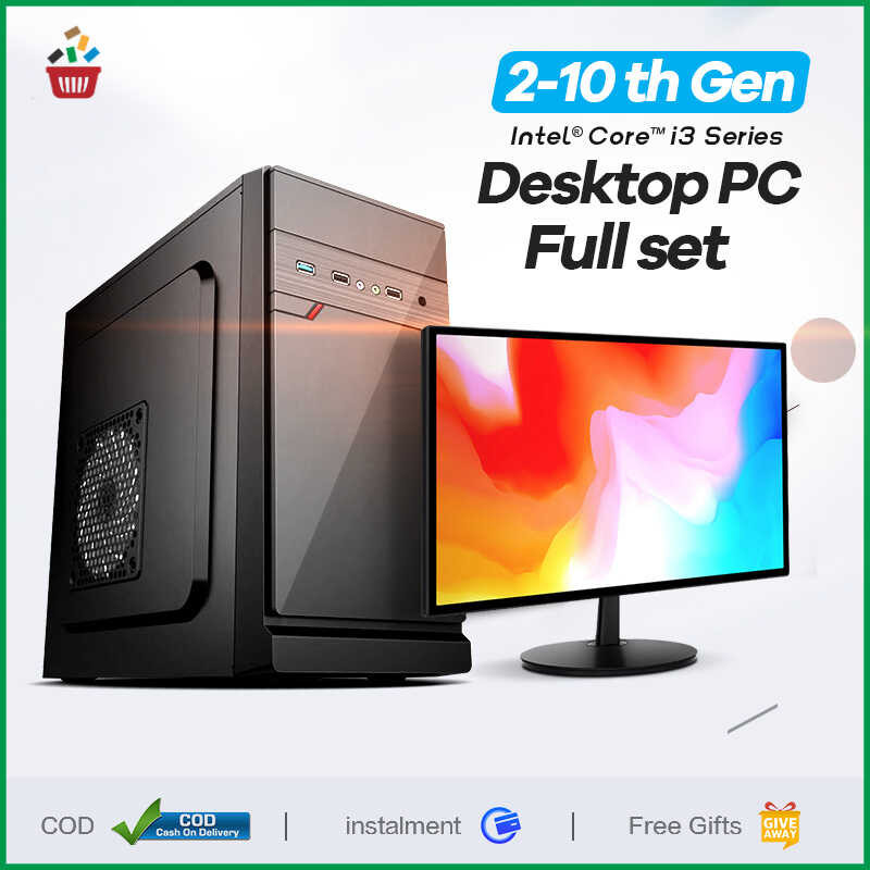 Desktop Computer Full Set Intel Core I3 8100 Quad Core 16G RAM 1Tb SSD ...