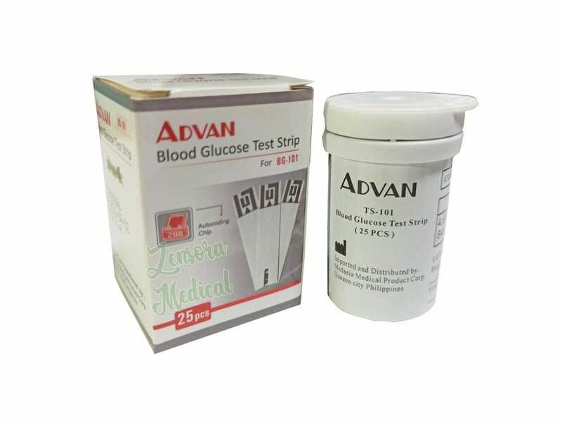 LY ADVAN Blood GlucoSe TeSt StripS (25 PirASo) | Shopee Philippines