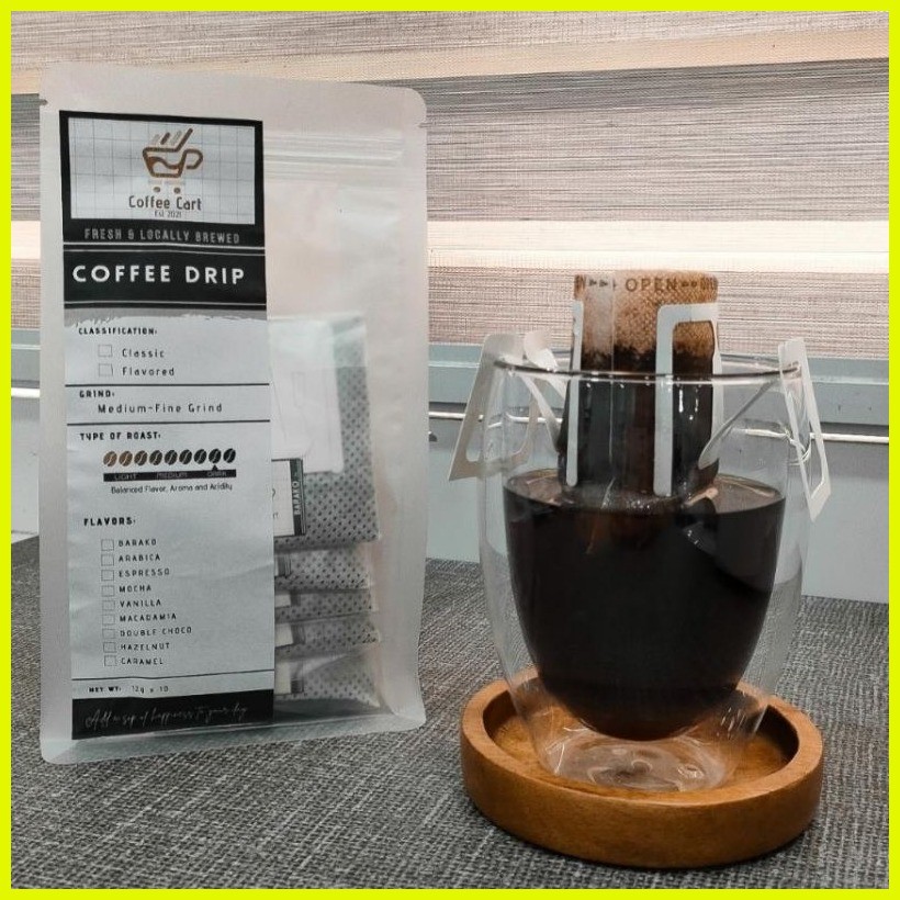 Coffee Cart's Drip Coffee (by 10s) | Shopee Philippines