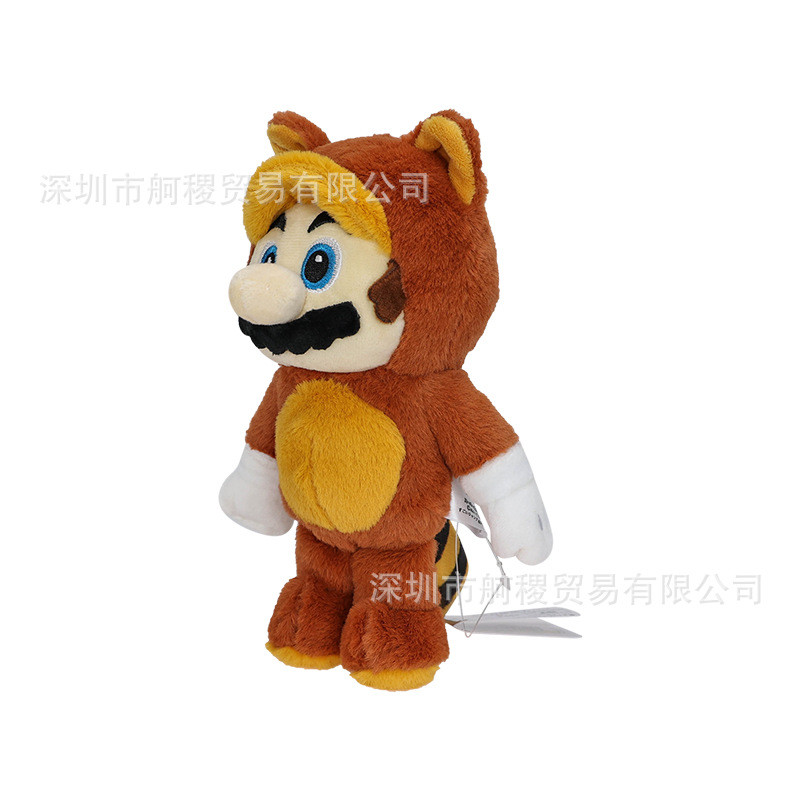 2024 New Style Super Mario 3D World Plush Doll Pendant Cat Mario Cross ...
