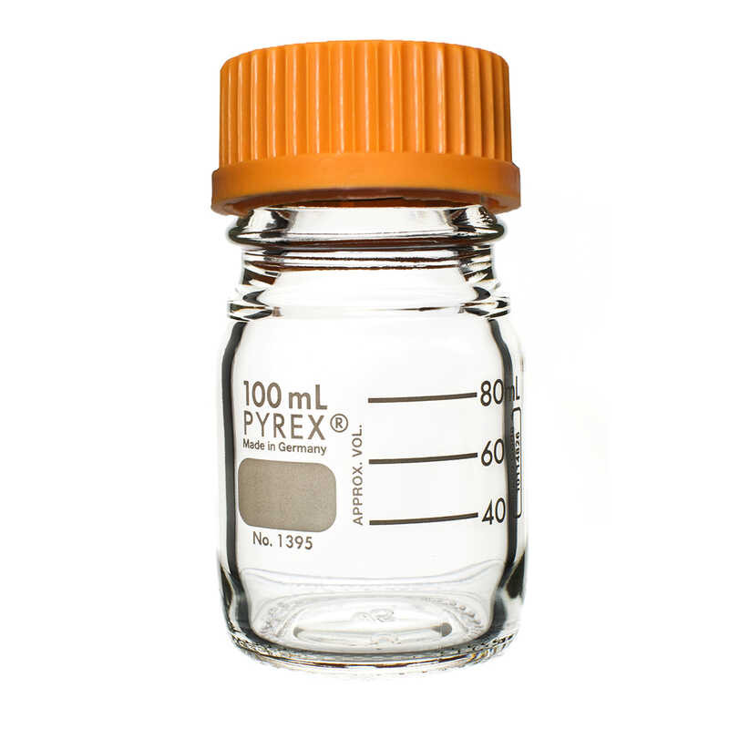 COD 100ML Orihinal PYREX Glass orange transparent orange cap high ...