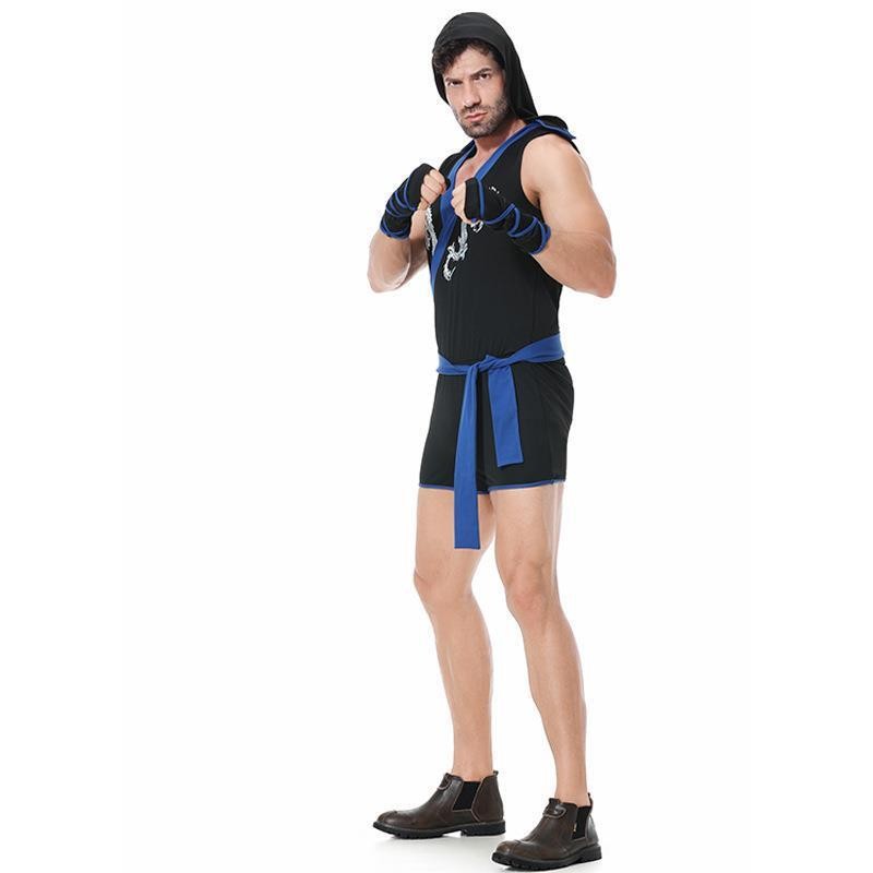 · Men's Adult Ninja Suit Assassin Jumpsuit Cosplay Party Role-Playing ...