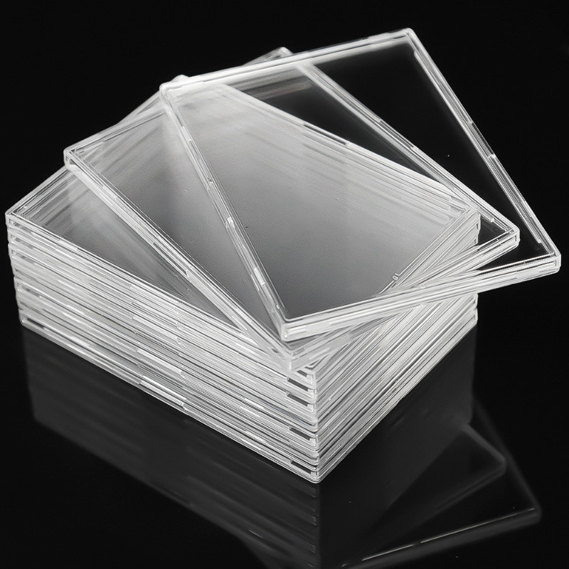 5Pcs Clear Hard Acrylic Card Case - Game Card Storage Holder ...