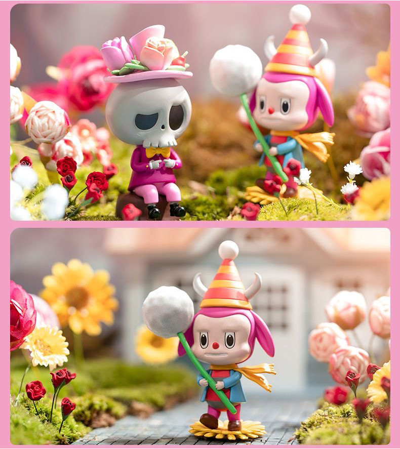Labubu LABUBU Flower Elf Series Genuine Pop Mart Mystery Box Trendy Toy ...