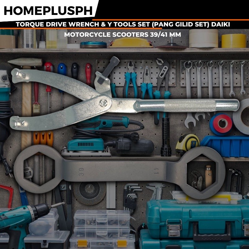 Torque Drive Wrench & Y Tools Set (Pang gilid Set) Daiki | Shopee ...
