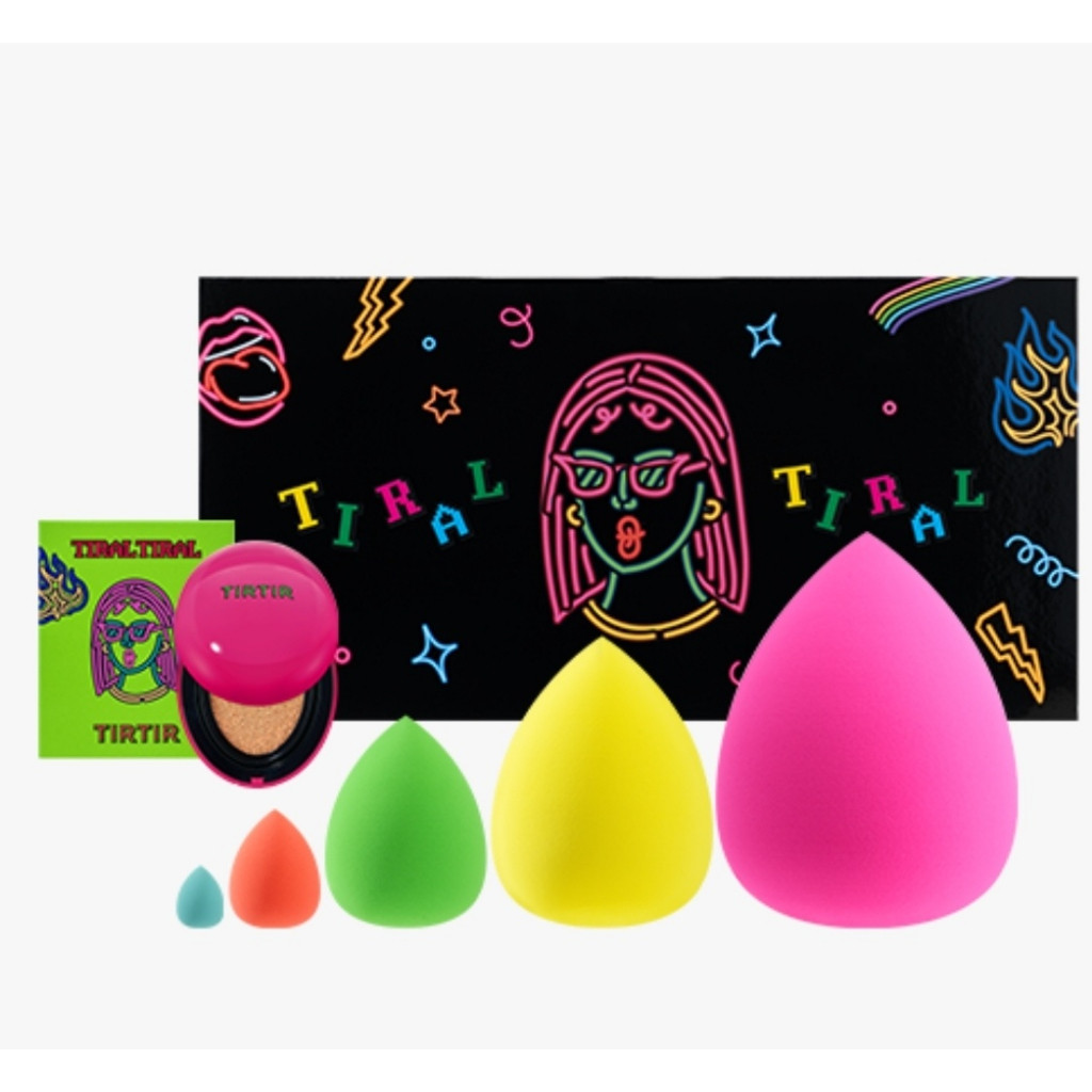 TIRTIR Tiral BIC PUFF Edition ( Cushion + Collagen Core Glow Mask 80ml ...