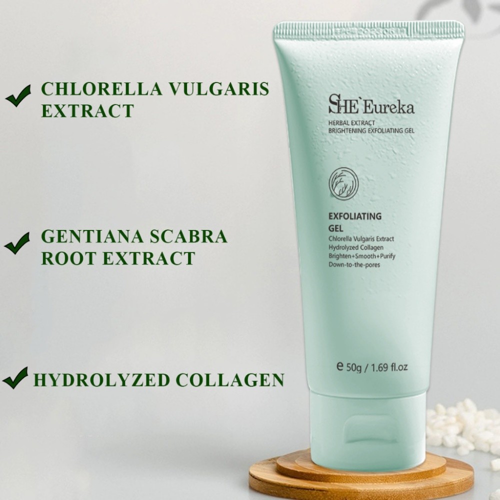 SHE Eureka Exfoliating Gel Original Chlorella Skin Care Products Facial ...