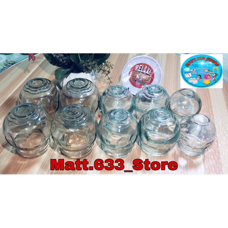 Ventosa Glass New Set of 10 Traditional Ventosa Glass | Shopee Philippines