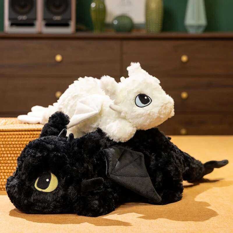 A 55-70Cm Toothless Plush Toy Kawaii Cartoon Dragon Anime Soft Stuffed ...