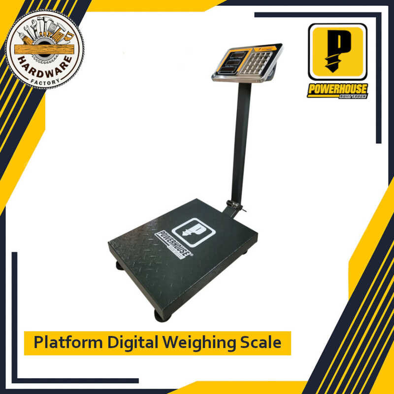 POWERHOUSE Platform Digital Weighing Scale 100Kg/20G | 300Kg/50G 34A ...
