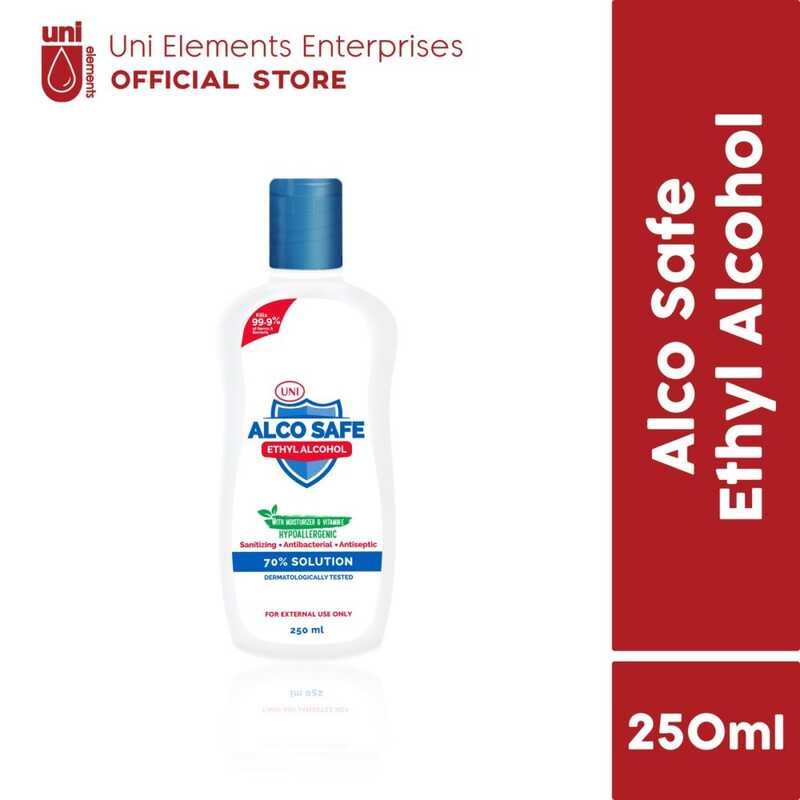 Alco Safe Ethyl Alcohol 250Ml | Shopee Philippines
