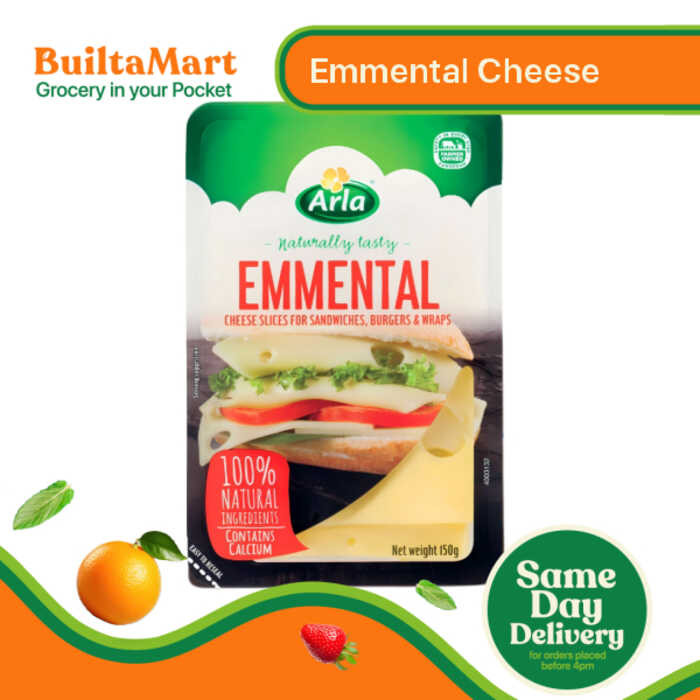Arla Natural Emmental Cheese Slices (150G) 96F | Shopee Philippines