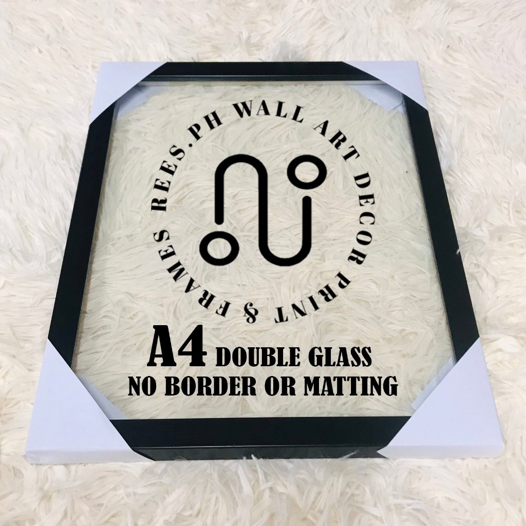 A4 DOUBLE GLASS FRAME RPH 001 | Shopee Philippines