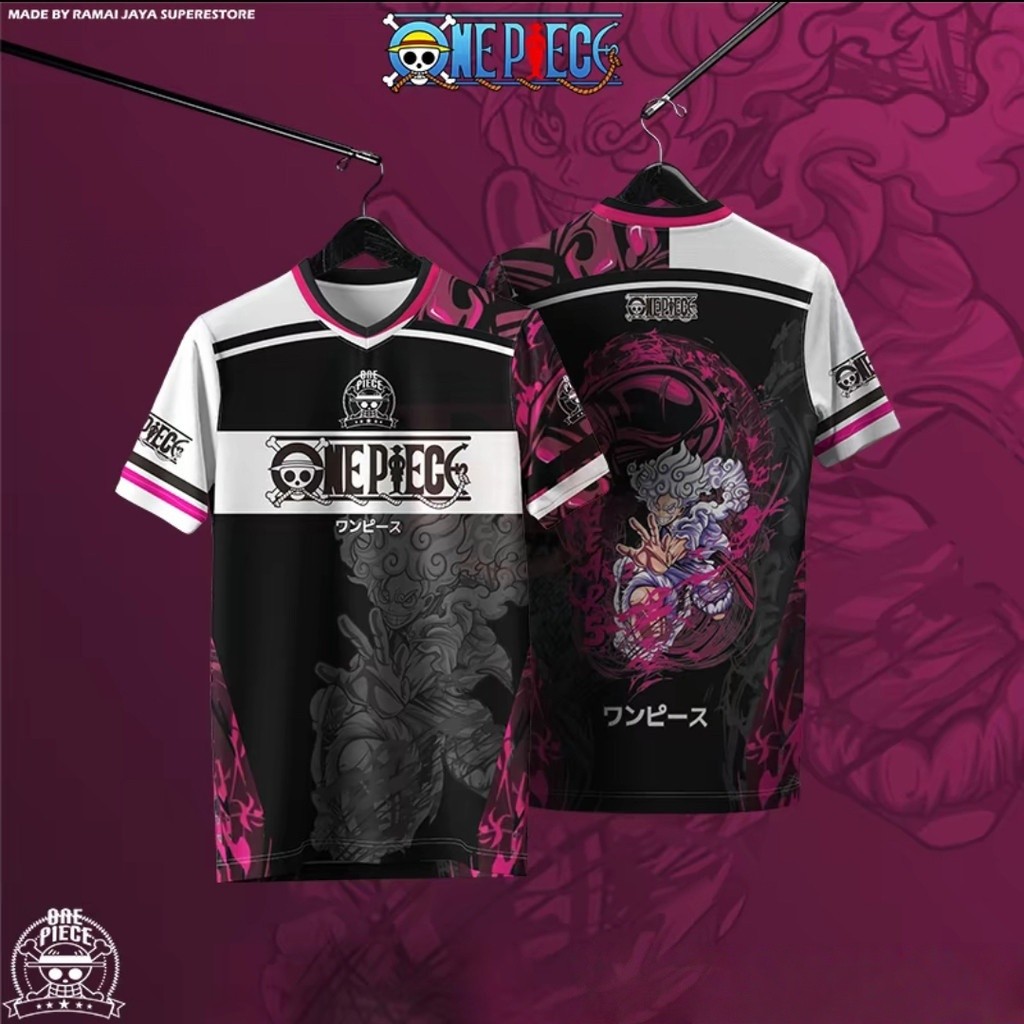 One Piece Zoro-themed POLO shirt with domineering emblem print | Shopee ...