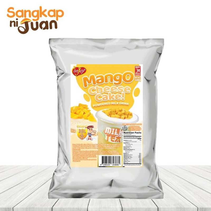 Injoy Mango Cheese Cake Powdered Milk Tea Drink 500G | Shopee Philippines