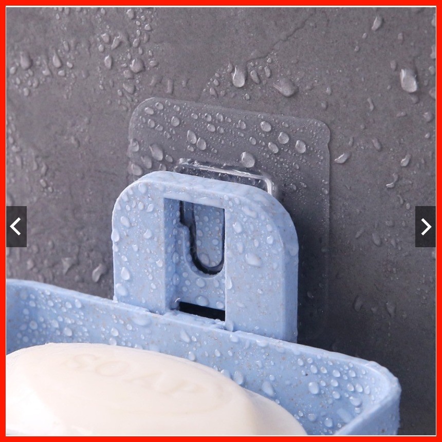 Double Layer Soap Holder Plastic Wall Hanger Soap Bathroom Shower Soap ...