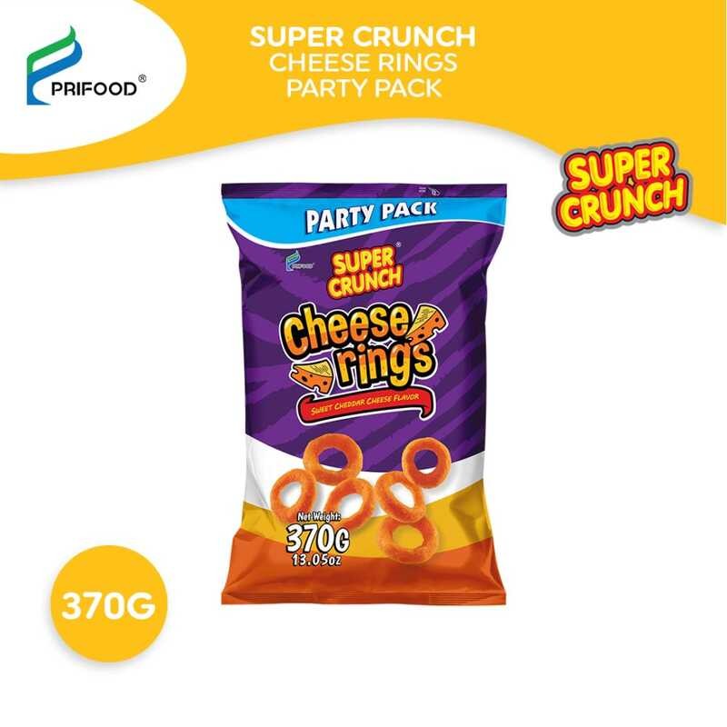 Super Crunch Cheese Rings Party Pack 370G Zjy 4D4 | Shopee Philippines
