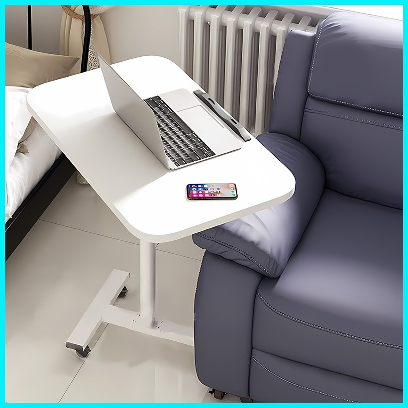 Adjustable Height Standing Desk with Tilting Surface & Swivel Wheels ...