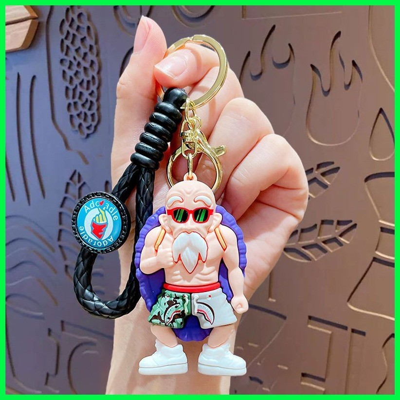 Dragonball,Son Goku,Master Rosh, Japan cartoon PVC key chain gifts ...