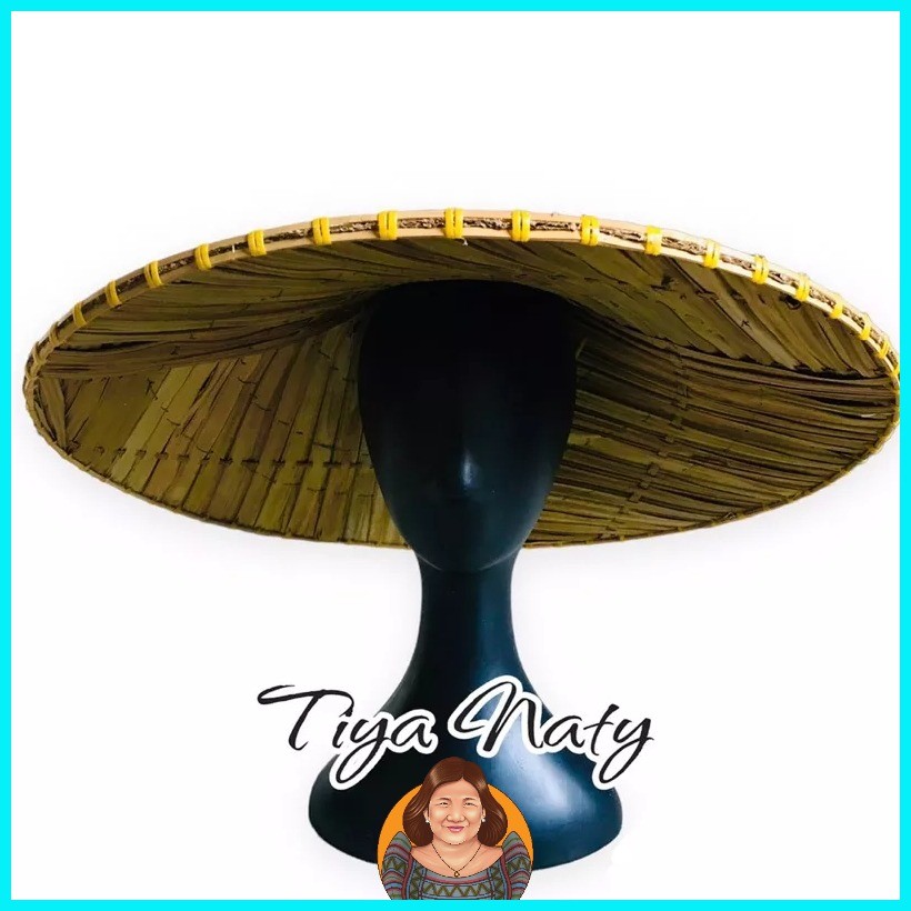 TIYA NATY Native Salakot Nipa Farmer Hat Buwan ng Wika Traditional ...