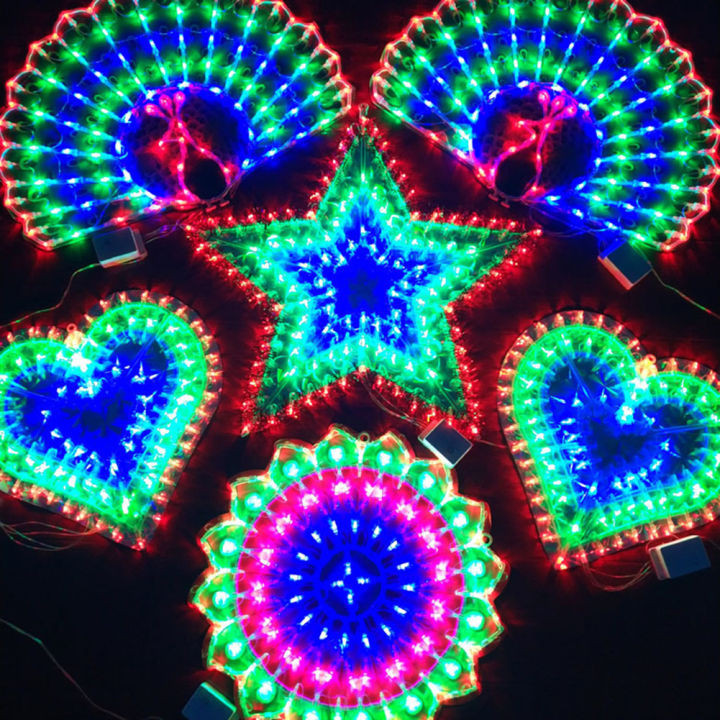 2025 NEW Outdoor Christmas Parol Lantern with LED Fairy Lights Festive ...