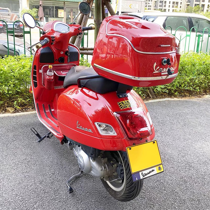 Compatible with Vespa150Racing Motorcycle Tail Box gts300Vespa Trunk ...