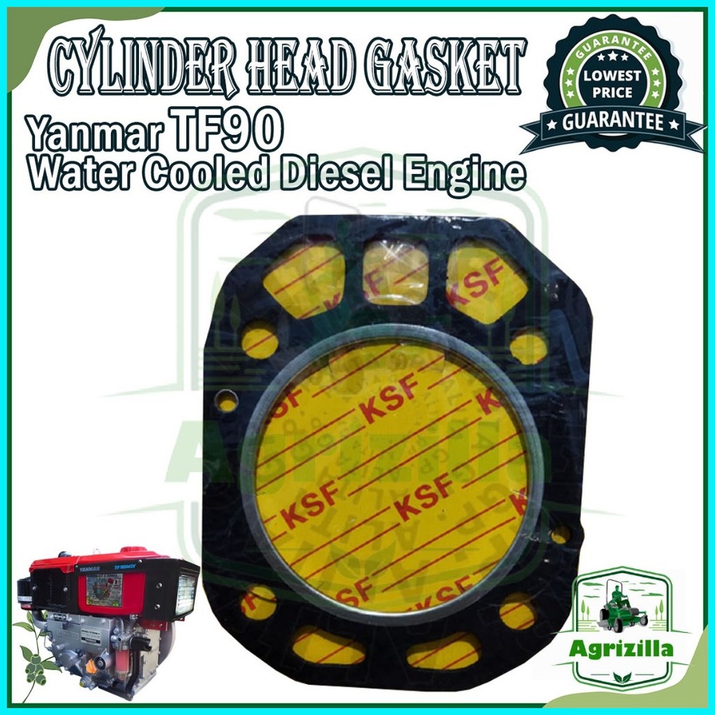 Cylinder Head Gasket Yanmar TF80 TF90 TF75 TF85 NF75 NF80 NF85 Water ...