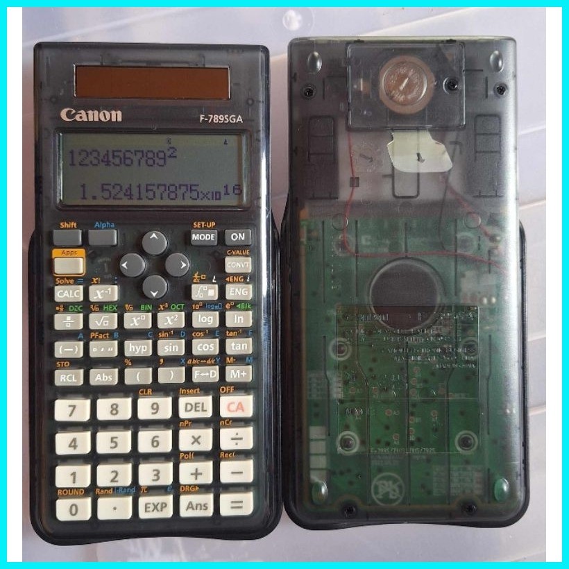 CANON F789SGA SCIENTIFIC CALCULATOR FOR PRC BOARD EXAMS FREE CASE FREE ...