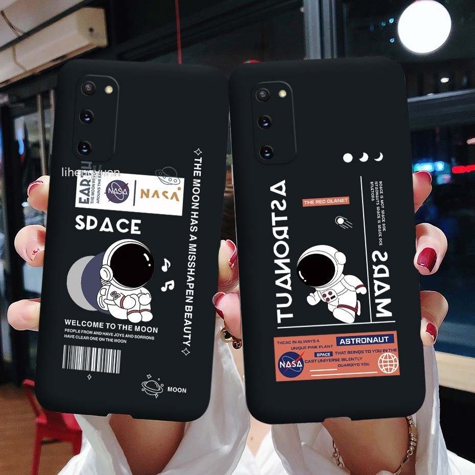 Casing Samsung S30 ULTRA S24 plus 5G Space Nasa Astronaut Square Phone ...