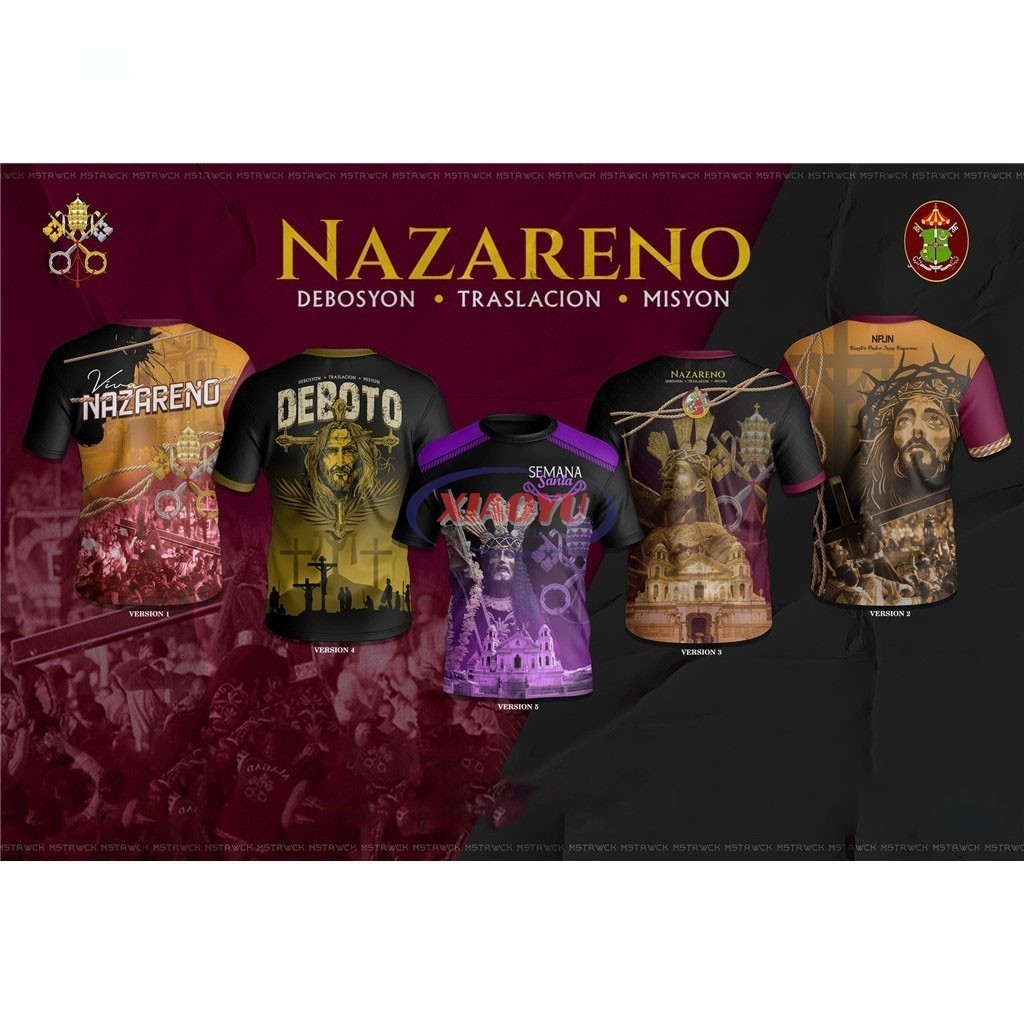 NAZARENO SOUVENIR TSHIRT VERSION 3 | Shopee Philippines