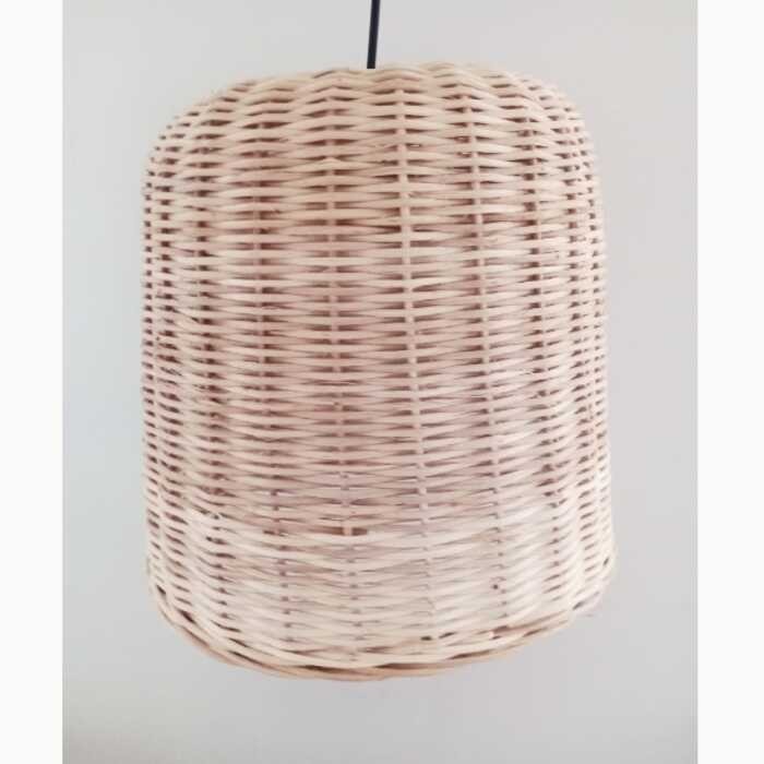 Handmade Native Rattan Bell Pendant Lamp BOHO Minimalist Chandelier ...