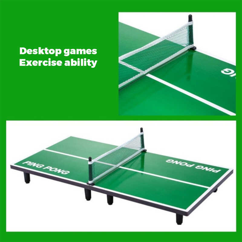 Mini Onetwofit 1 Tennis Pingpong Racket Table Portable Board Game Set ...