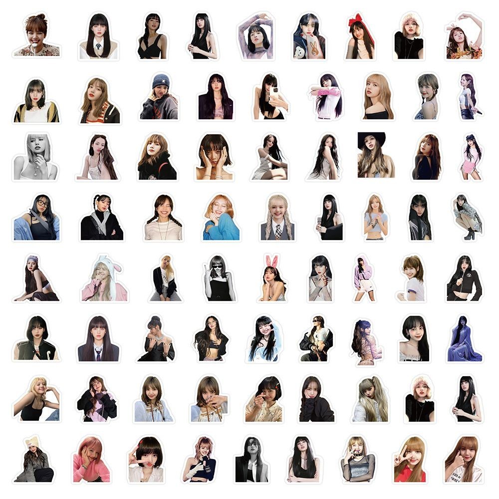 140 pieces of Lisa stickers, new single peripherals, high-looking ...