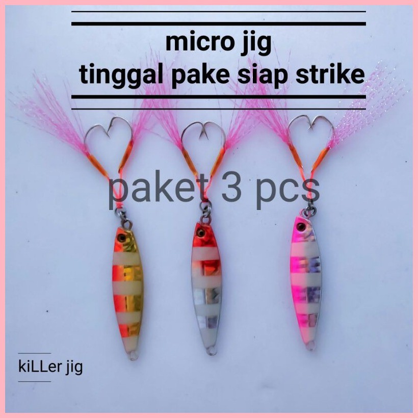 ∈ ♞3pcs micro jig Bait microjig 15g 10g micro jig 15g micro jig 15gram ...